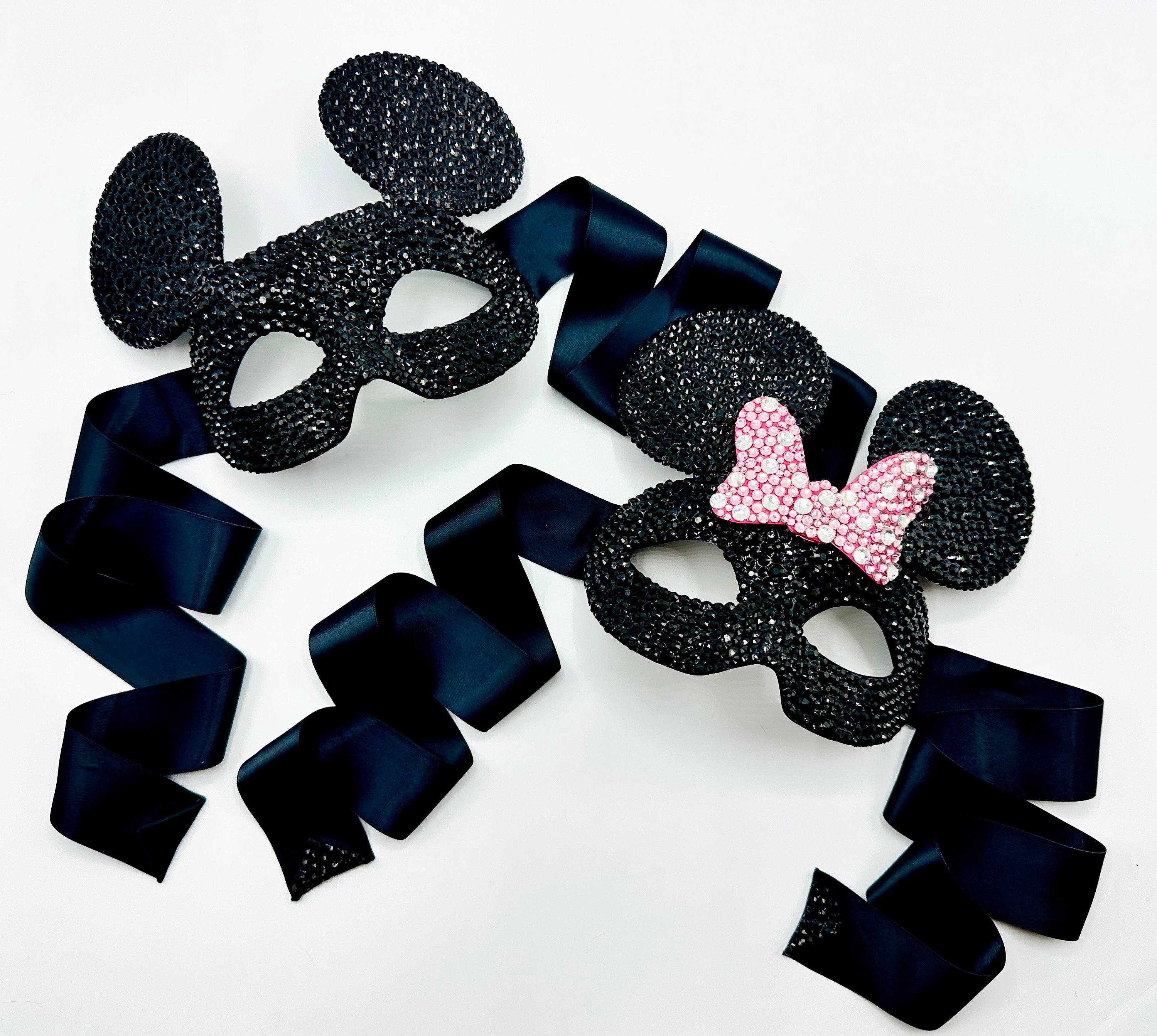 Mouse Rhinestone Masquerade Mask - Etsy