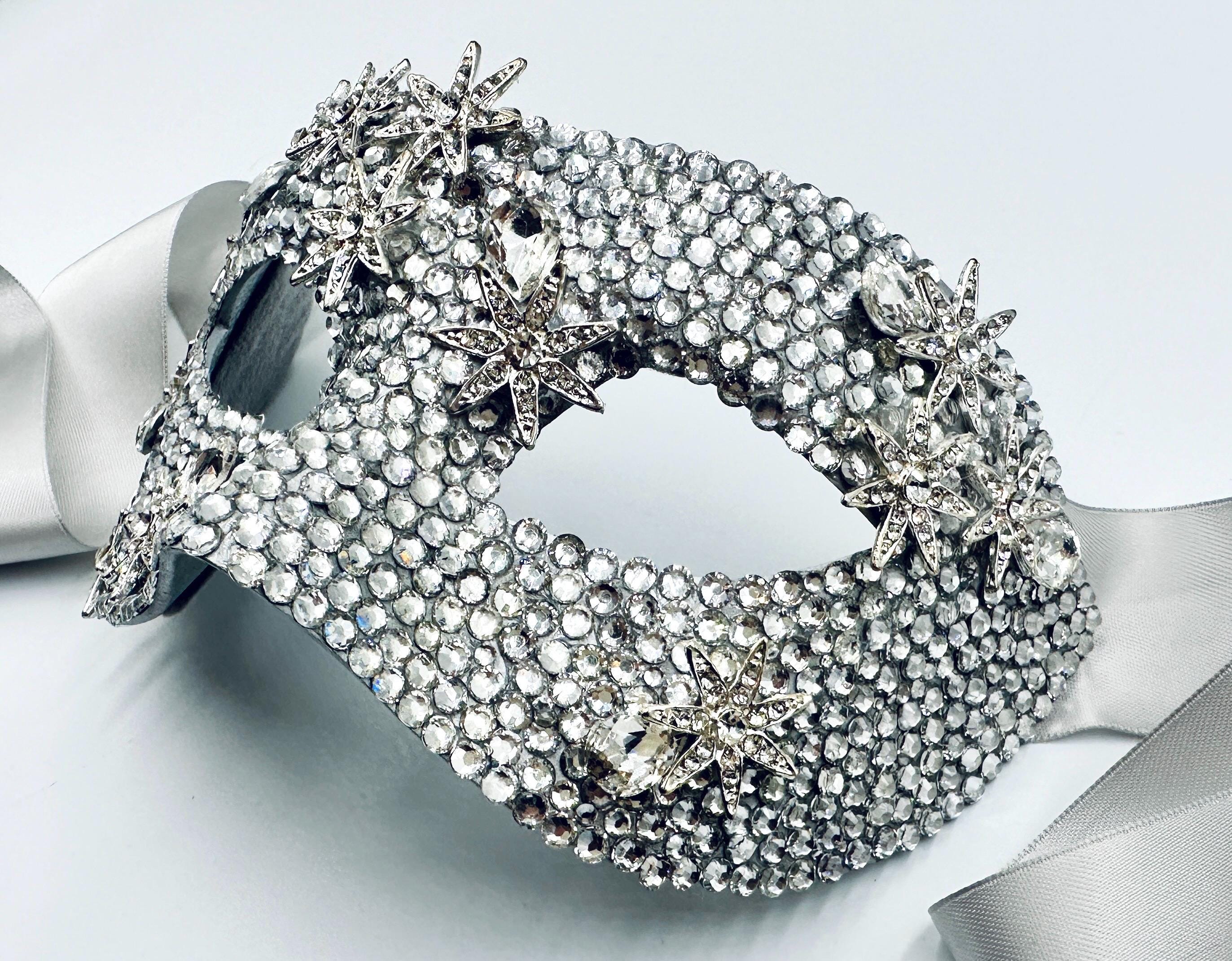 Twinkle Twinkle Little Stars Men's Venetian Clear Swarovski Rhinestone ...