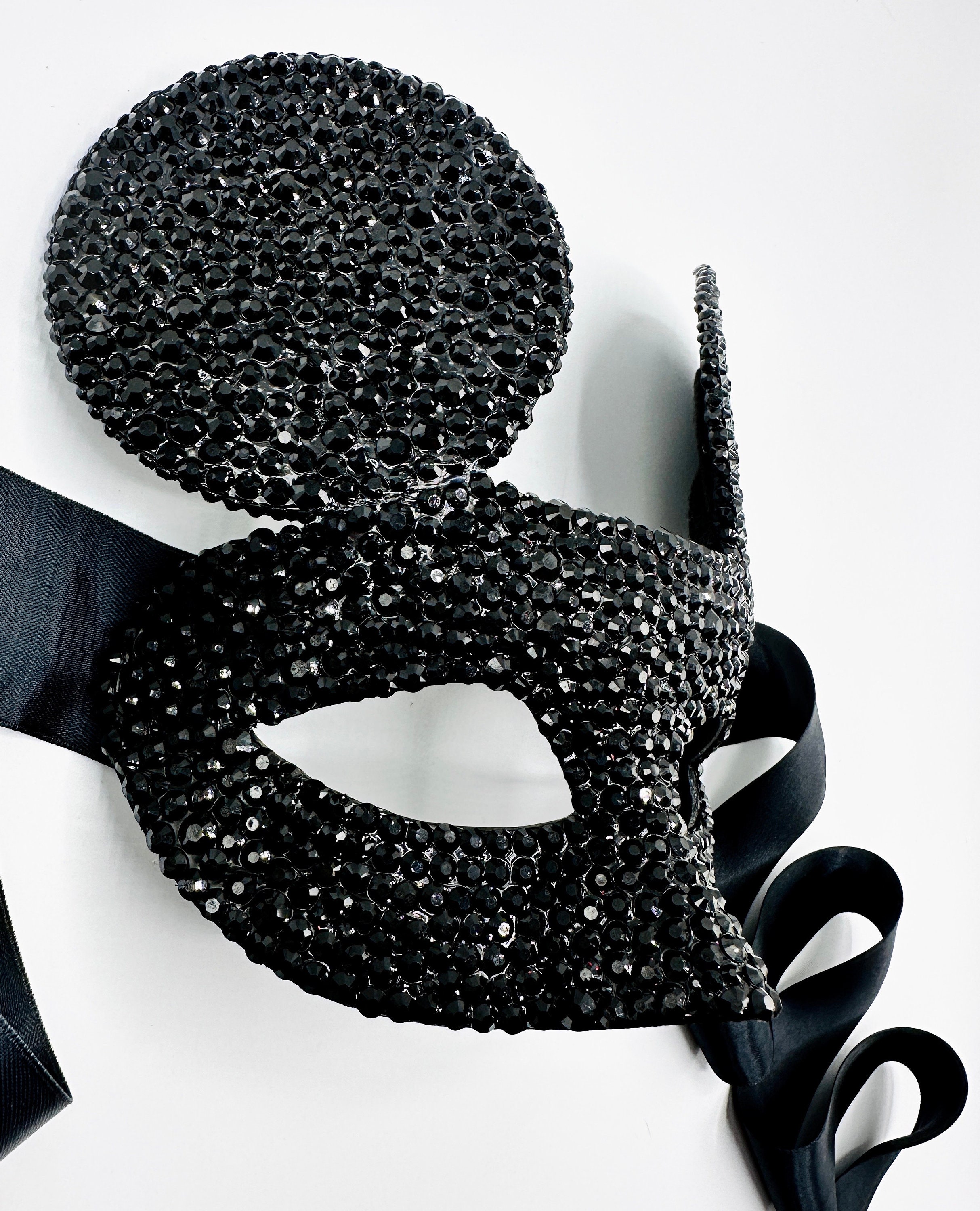 Mouse Rhinestone Masquerade Mask - Etsy