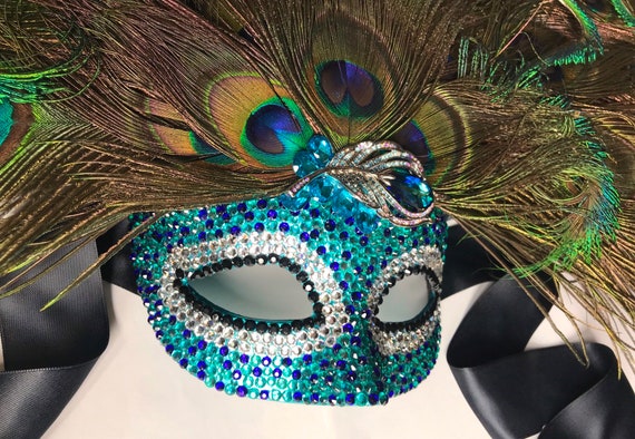 Peacock Masquerade Mask