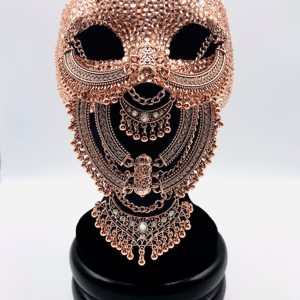 Gold Masquerade Mask - Etsy