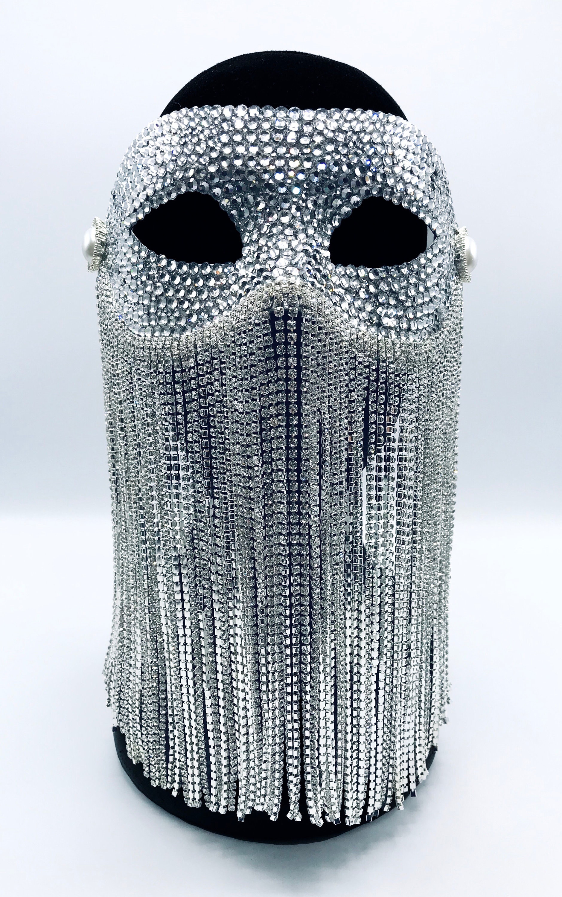 Diamond Sky Veiled Swarovski Crystal Masquerade Mask - Etsy