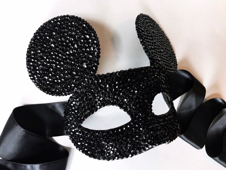 Mouse Rhinestone Masquerade Mask - Etsy