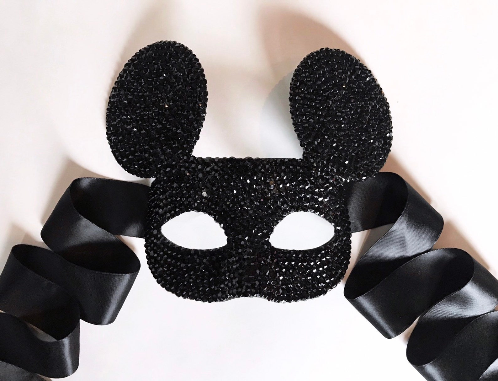 Mouse Rhinestone Masquerade Mask - Etsy