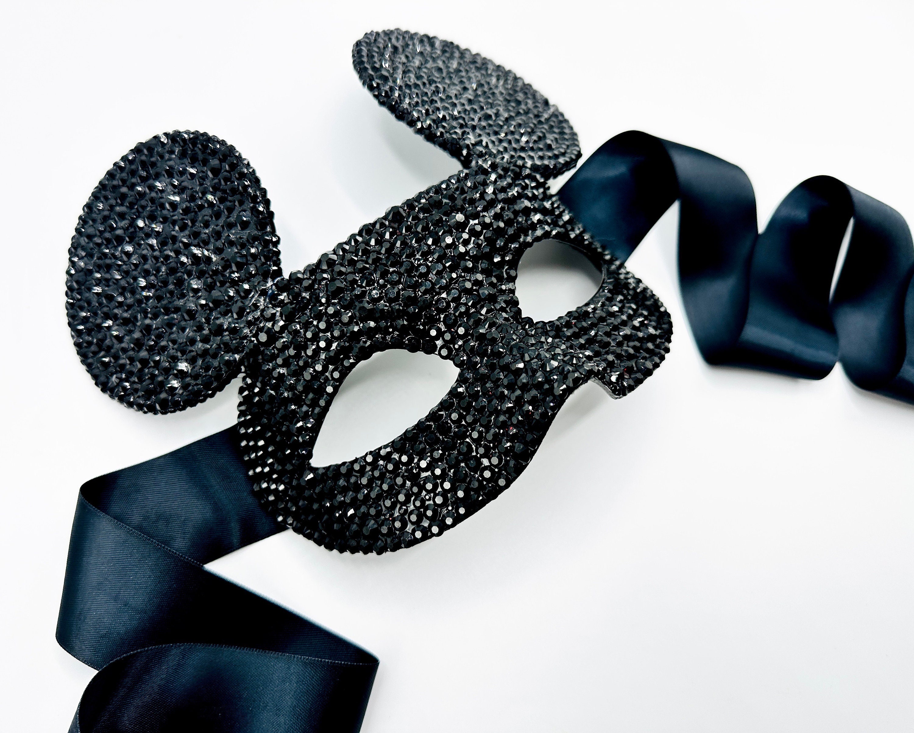 Mouse Rhinestone Masquerade Mask - Etsy