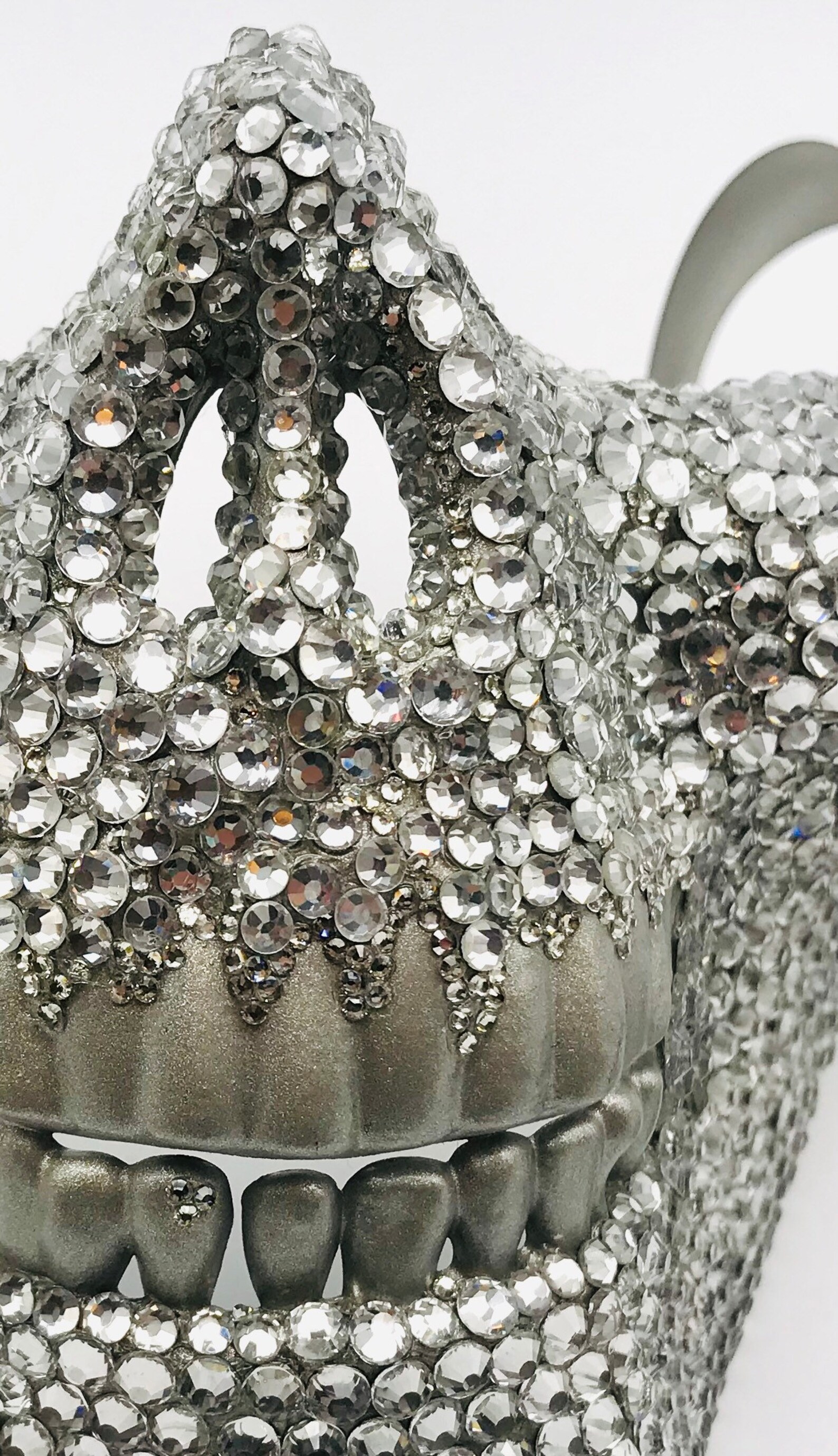 Treasure Island Clear Crystal Half Face Skull Masquerade Mask - Etsy