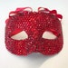 Ruby Red Swarovski Crystal Masquerade Mask - Etsy
