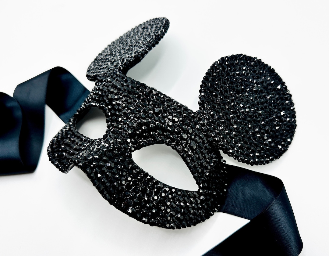 Mouse Rhinestone Masquerade Mask - Etsy