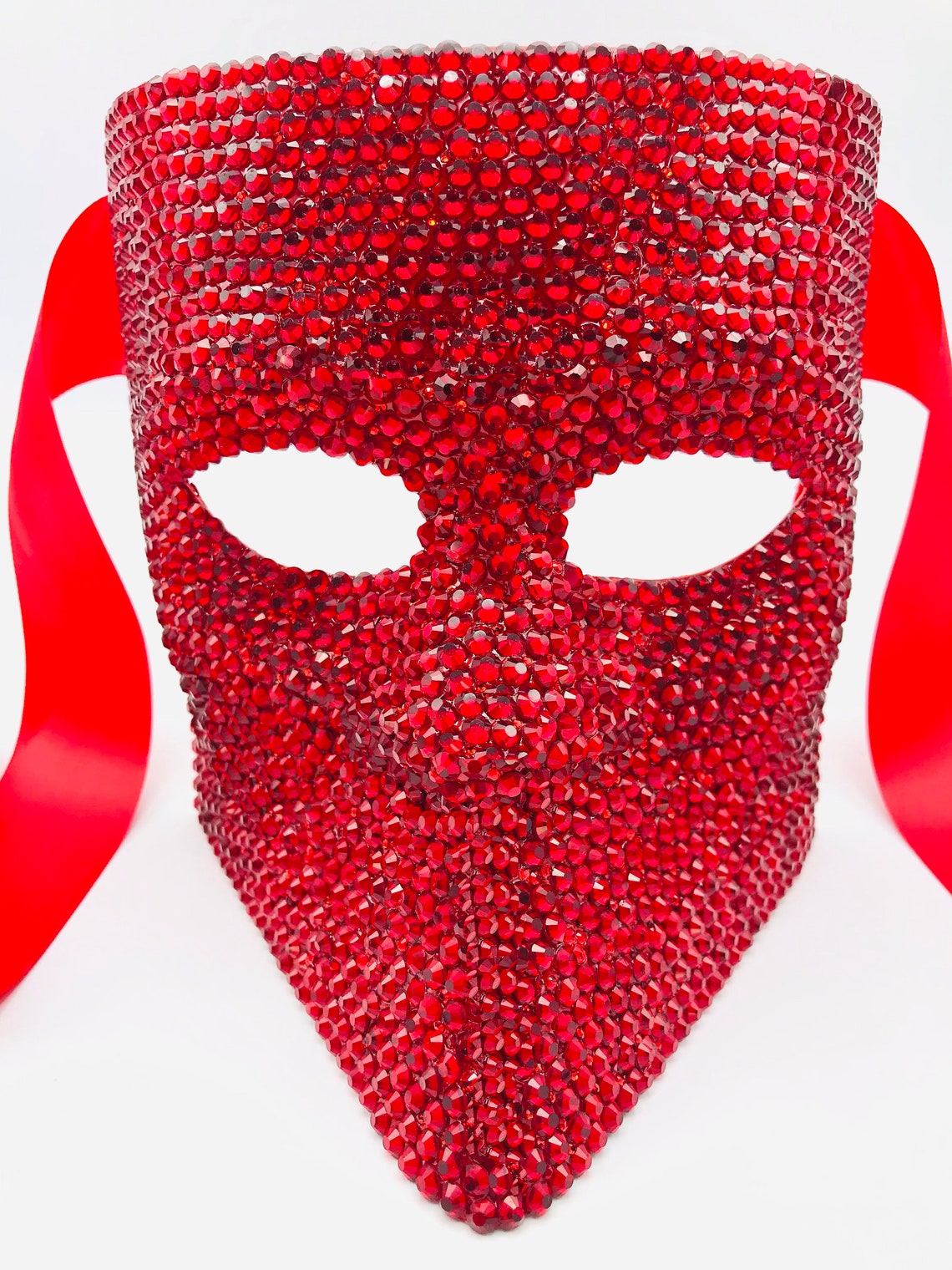 Eyes Wide Shut Ruby Red Bauta Masquerade Mask - Etsy