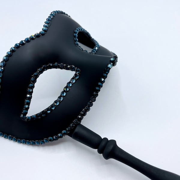 Blue Masquerade Mask - Etsy