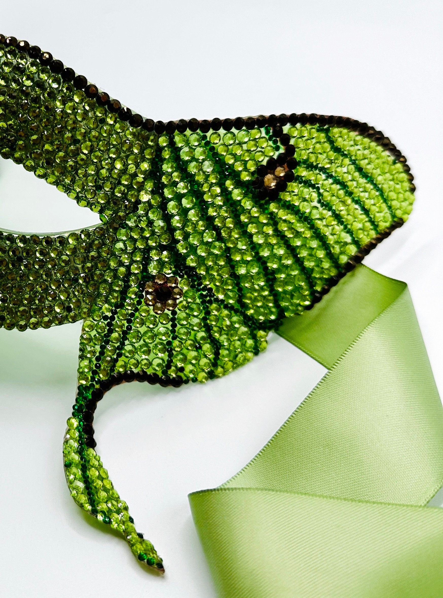 Luna's Moth Crystallized Masquerade Mask - Etsy