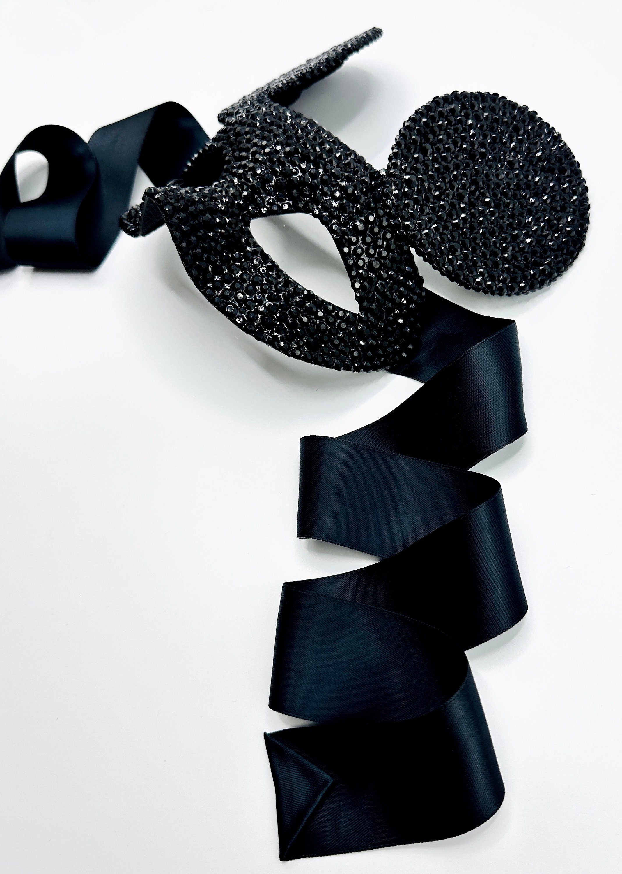 Mouse Rhinestone Masquerade Mask - Etsy