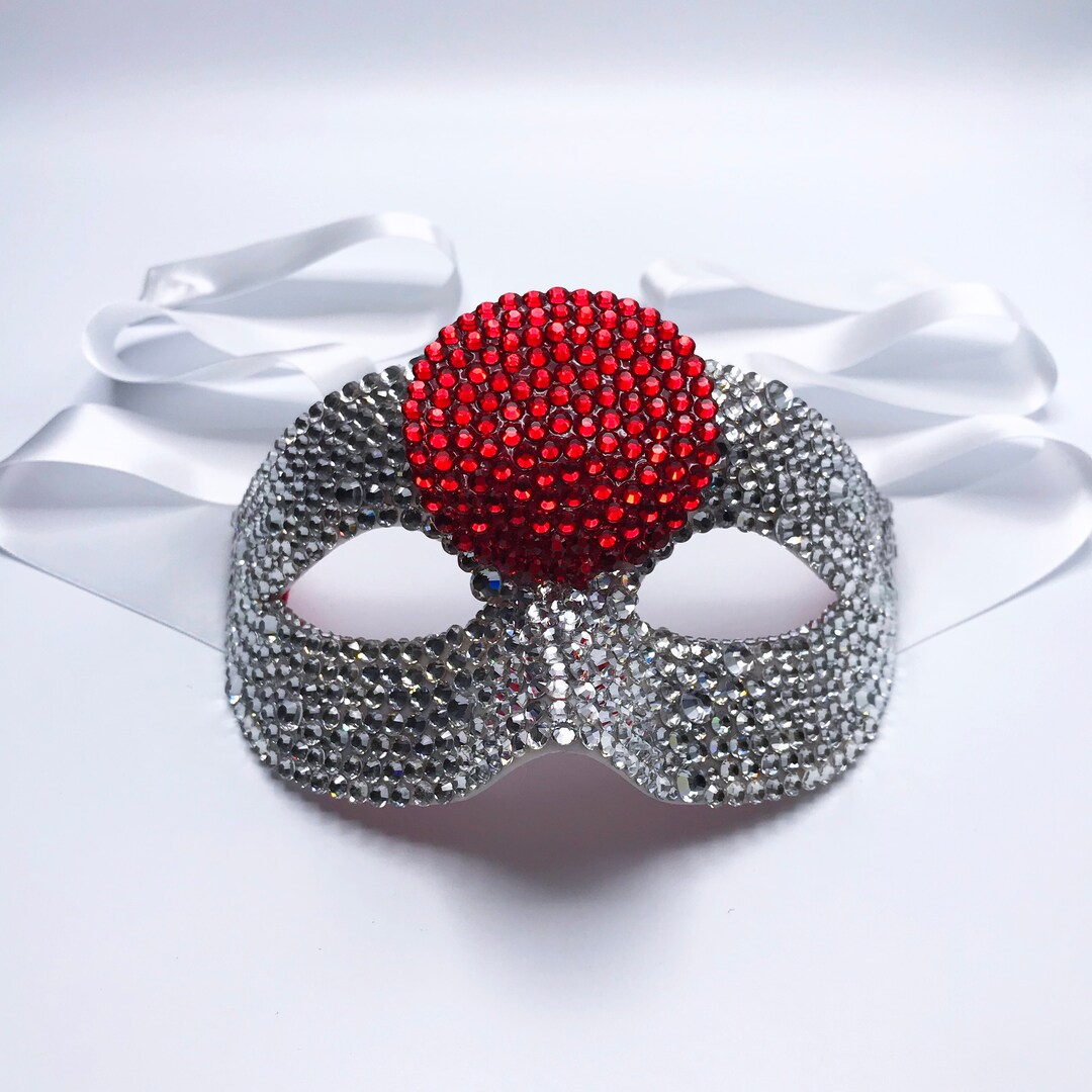 Japanese Flag Swarovski Crystal Masquerade Mask - Etsy