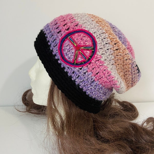 Knit Peace Sign - Etsy
