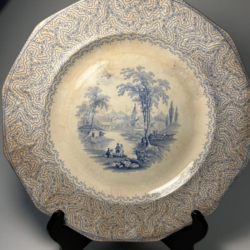 Blue Transferware - Etsy