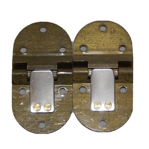 Butler Tray Table Hinge Round Edge Polished Brass Pair - Etsy