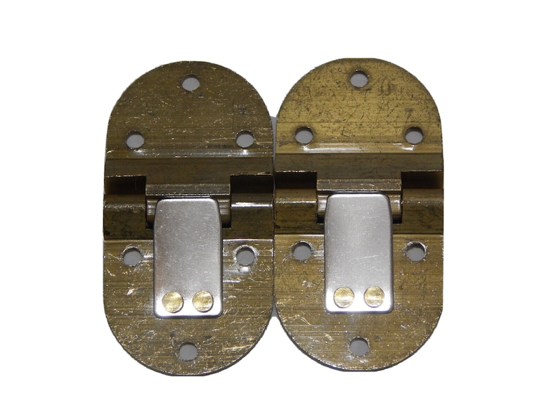 Butler Tray Table Hinge Round Edge Polished Brass Pair - Etsy