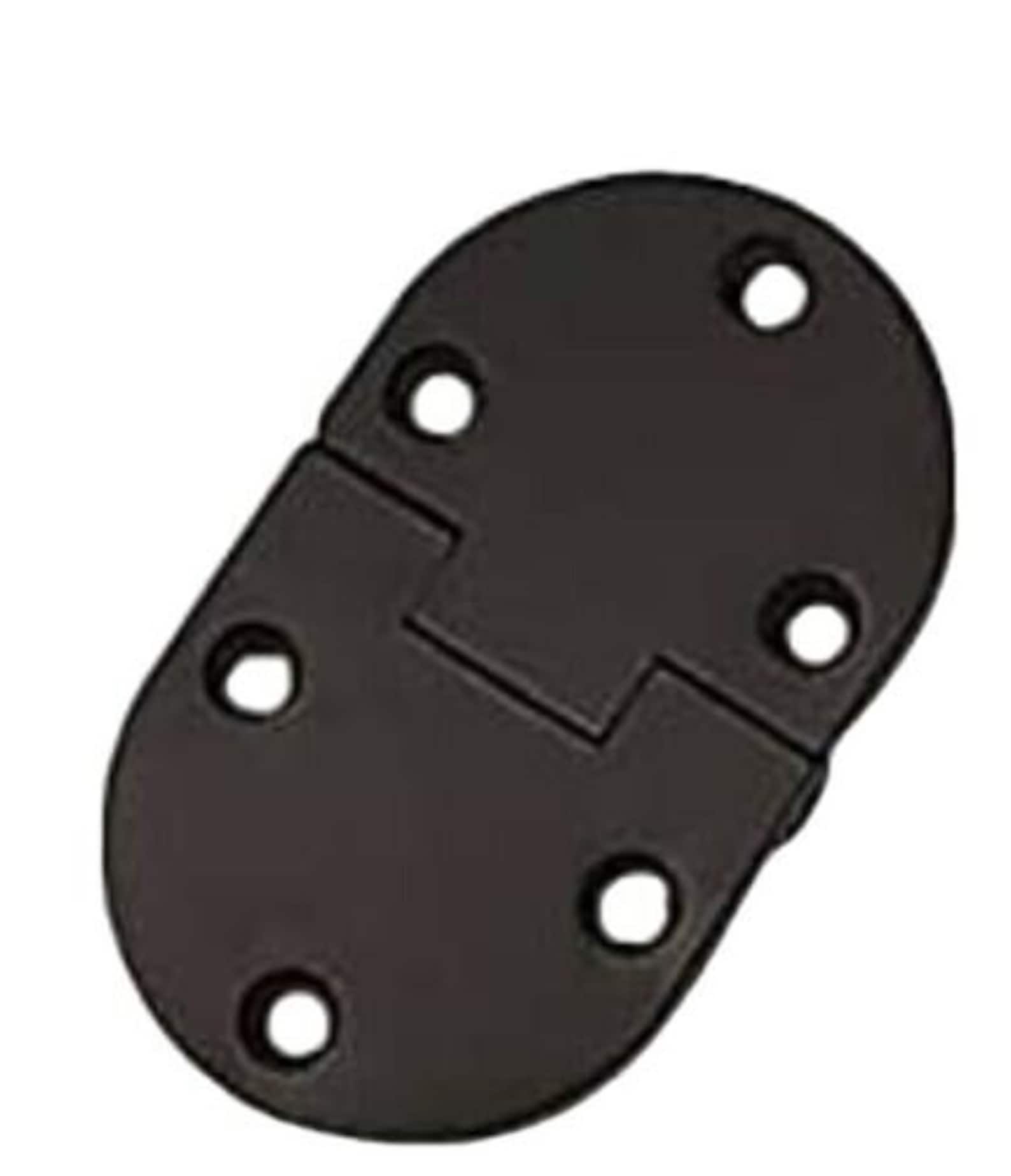 Black English Butler Tray Leaf Hinge With Round Ends Oval 90 Degree ...