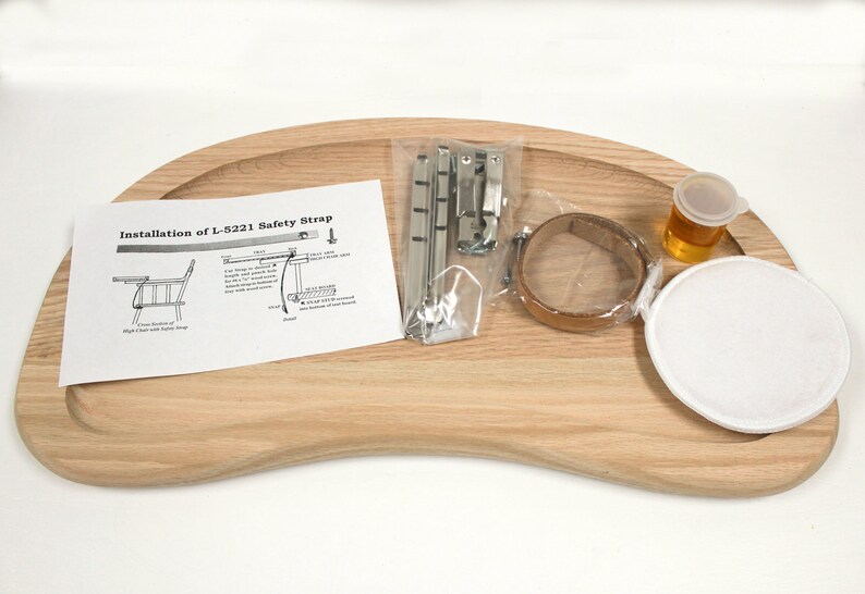 High Chair Tray Kit Tray Hardware Safety Strap Sealer and - Etsy