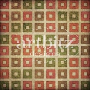 Harlequin Vol. 2, 10 Piece Distressed Digital Scrapbooking Paper Pack ...