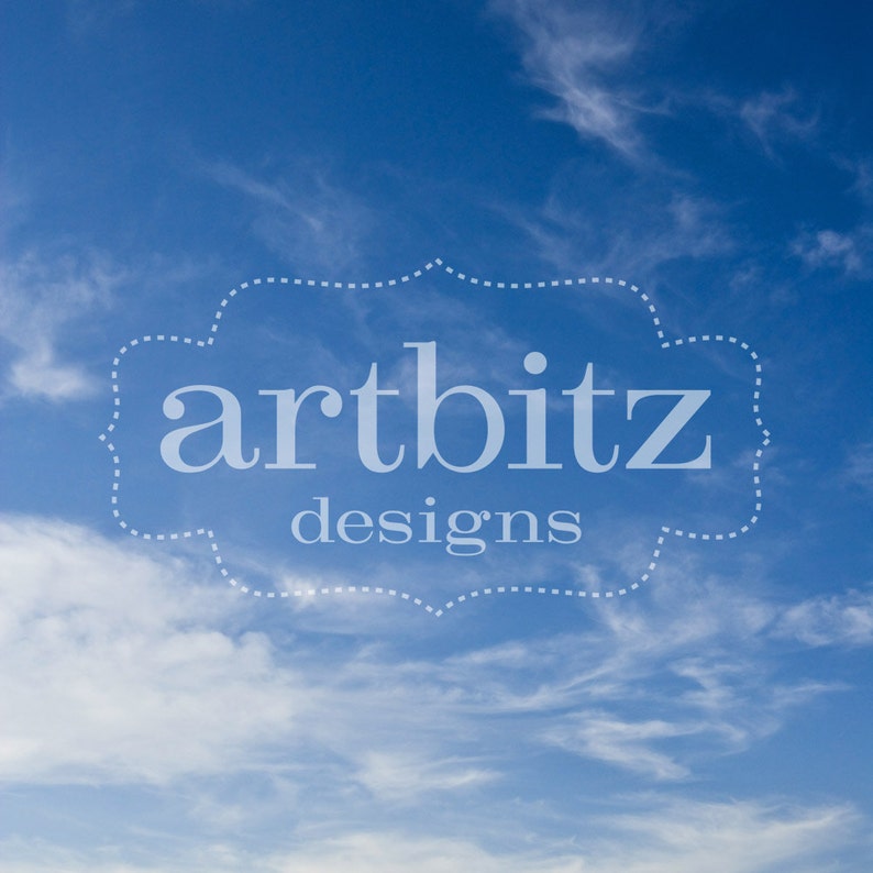 Big Sky, Vol. 1, 10 Piece Cloud Digital Scrapbooking Paper Pack, 12"x12 ...