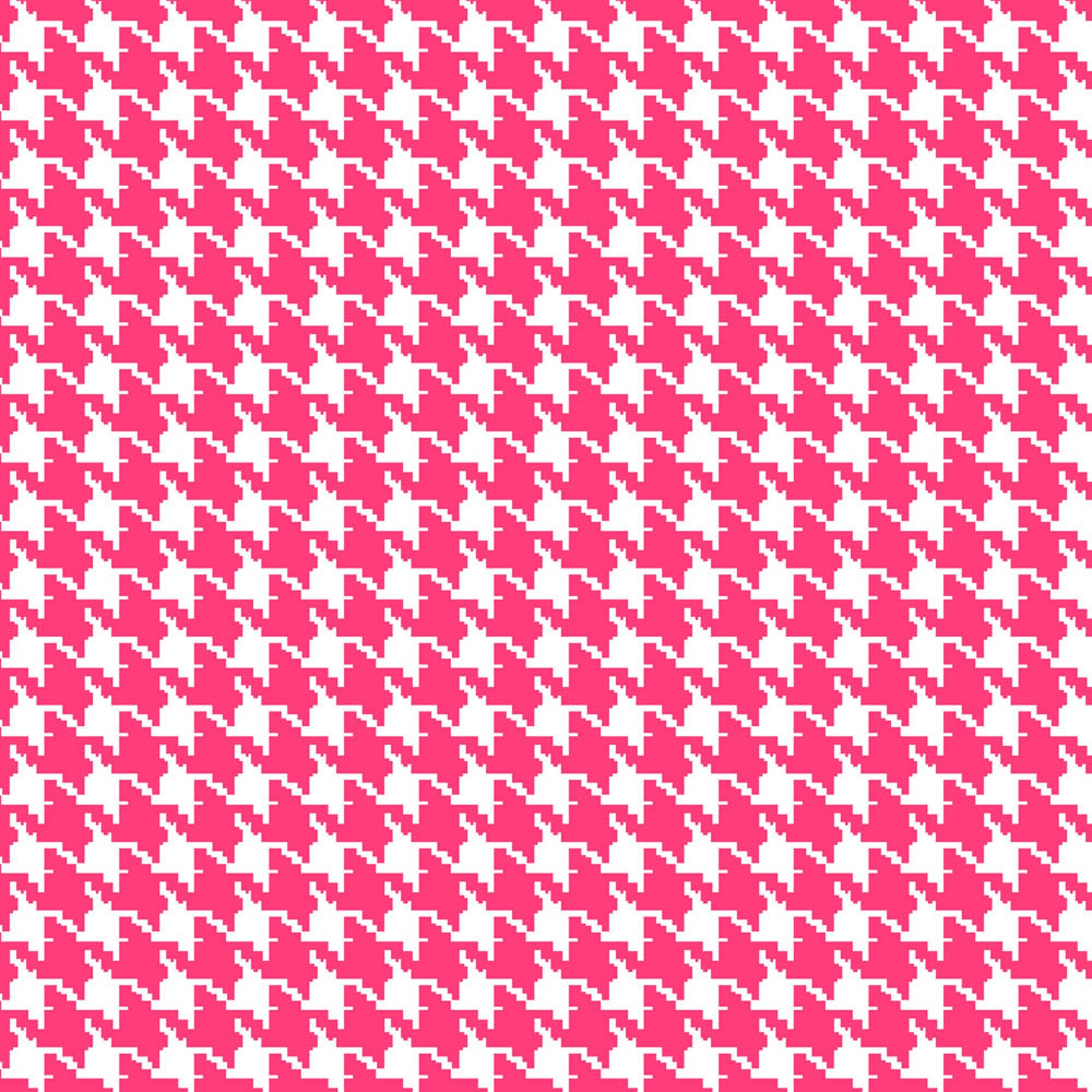 Houndstooth in Pink 10 Piece Digital Scrapbooking Paper Pack, 12"x12 ...