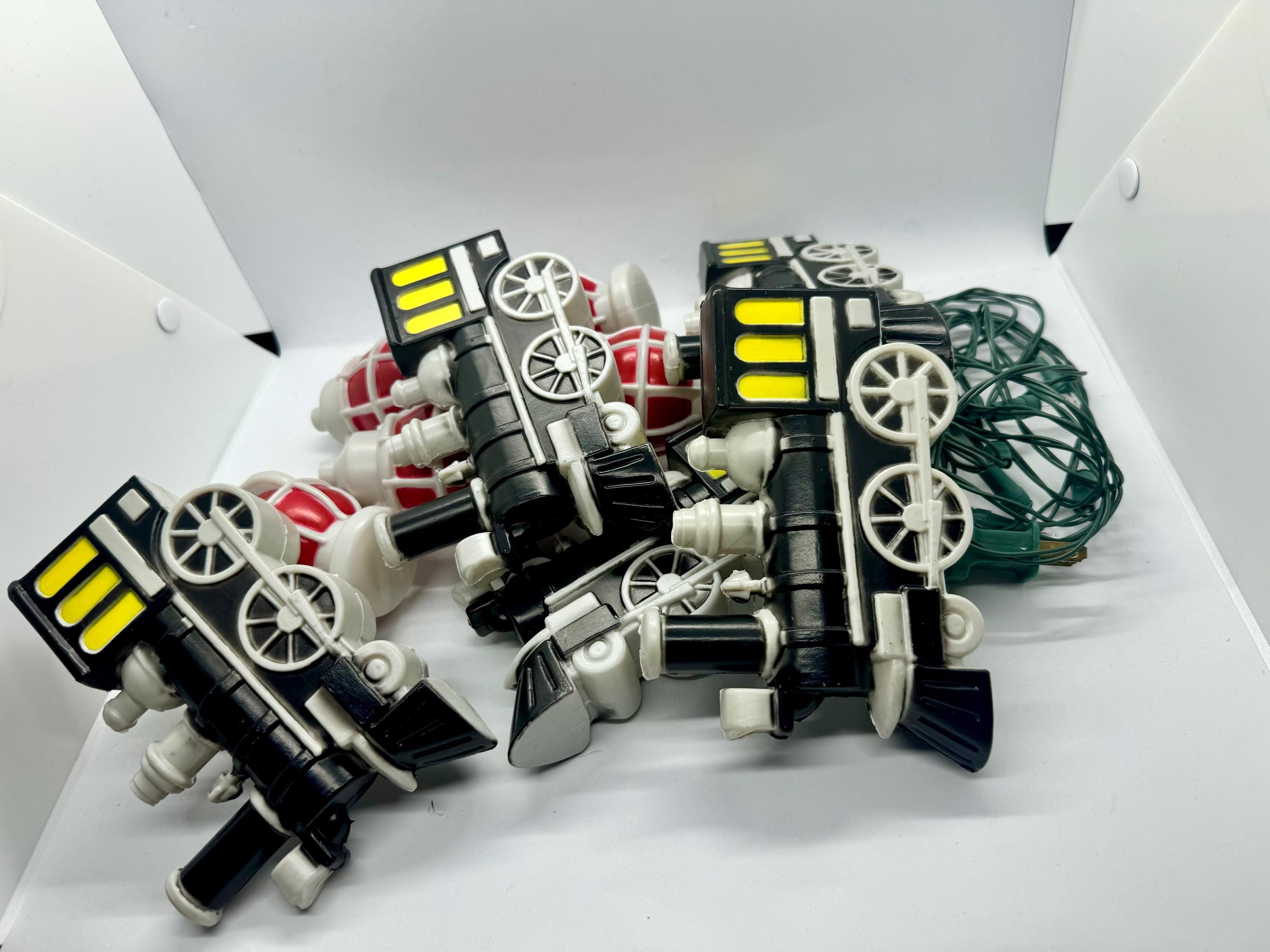 Vintage Christmas String Light Covers Train and Lanterns - Etsy