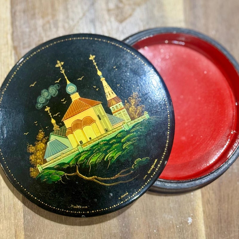 Russian Lacquer Box - Etsy