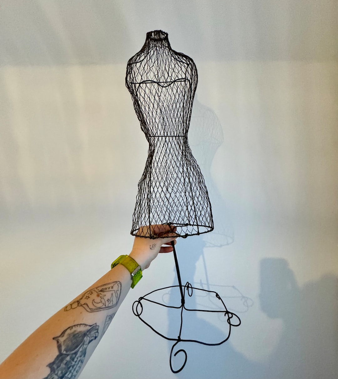 Vintage Metal Wire Body Form - Etsy