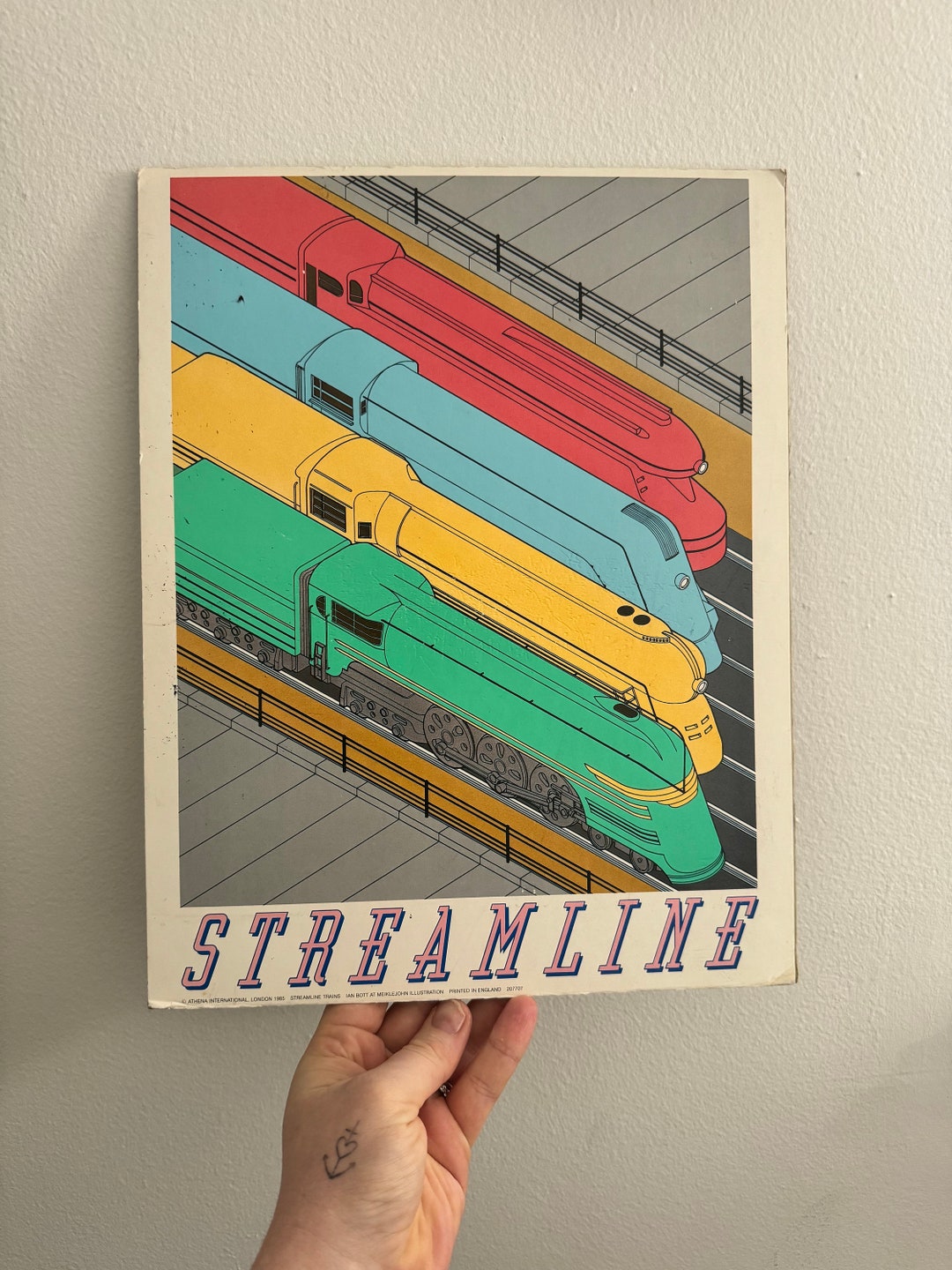 Vintage Streamline Poster - Etsy