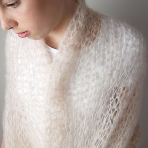 KNITTING INSTRUCTIONS for a Transparent Bridal Stole to Knit Yourself ...