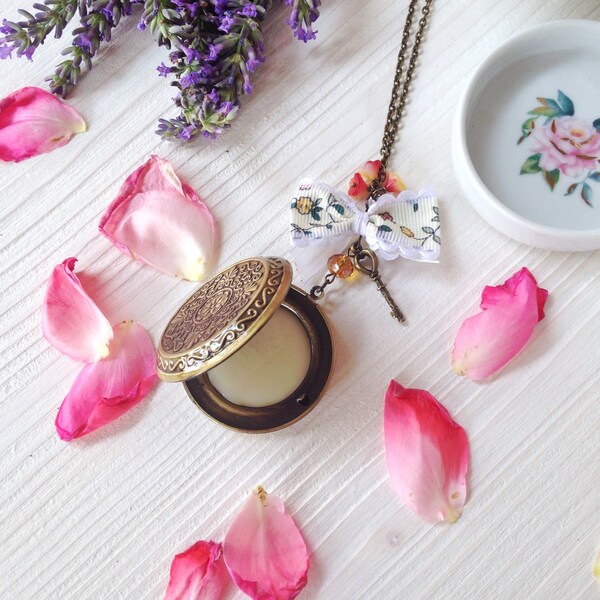 Solid Perfume Locket - Etsy UK