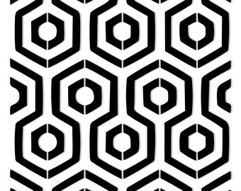 Abstract stencils | Etsy
