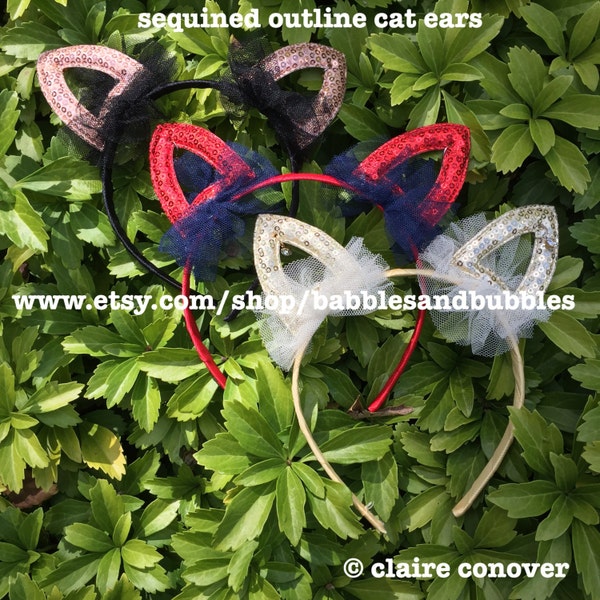 Cat Ear Headband - Etsy