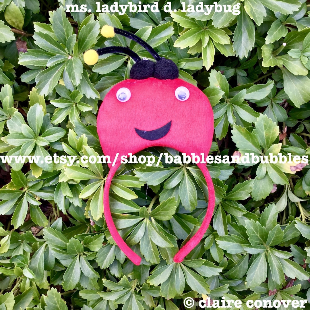 Comfortable Ladybug Antenna Headband - Ladybug Costume - Ladybug ...