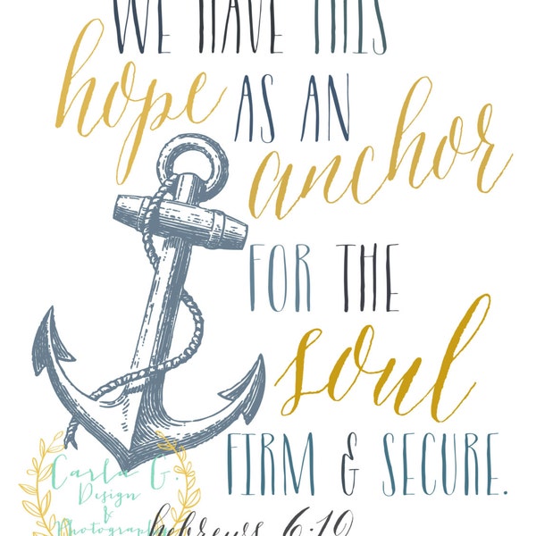 Hope as an Anchor - Etsy