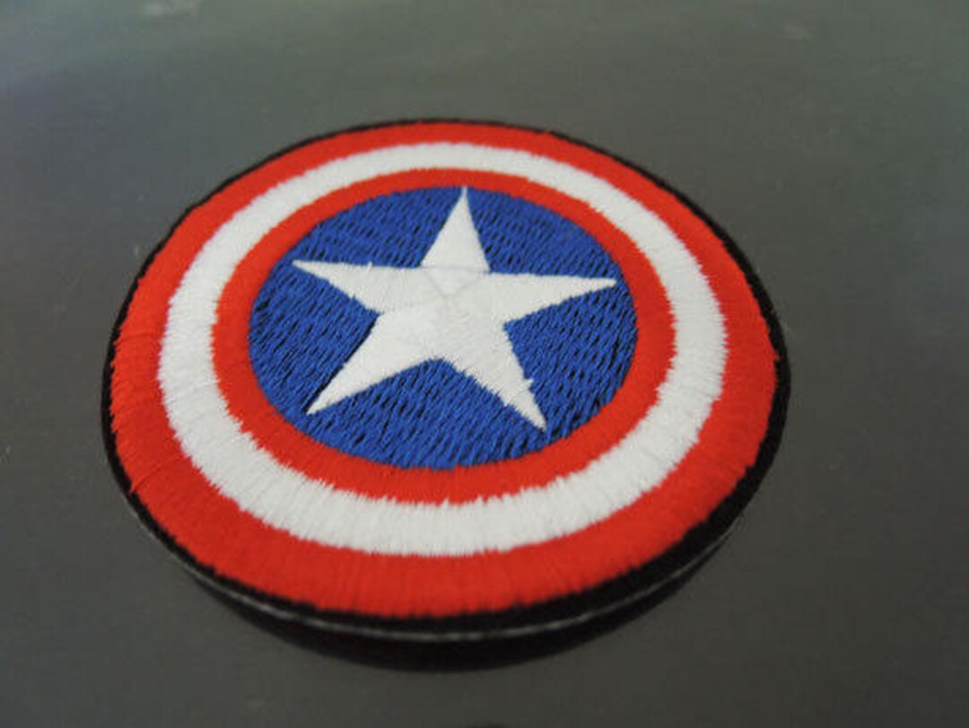 Captain America Patches Iron on Patches or Sewing on Patch Captain ...