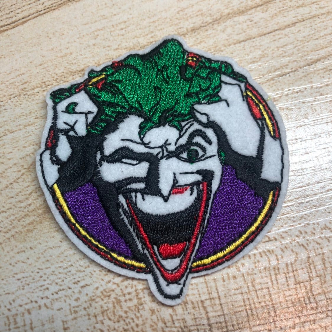 Iron on Patch - Joker Clown Sewing Patch Embroidered Patch Patch for ...