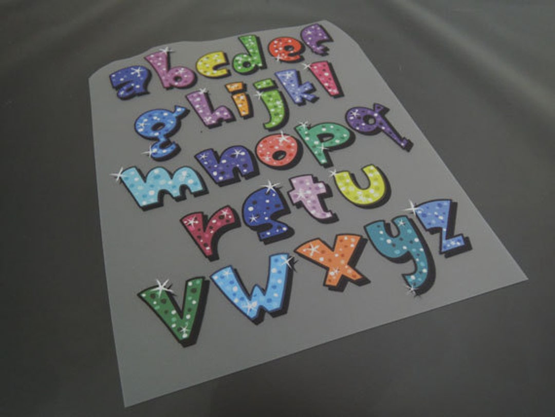 Letter Iron on Transfer - Iron on Vinyl Sheets Heat Transfer Sheet ...