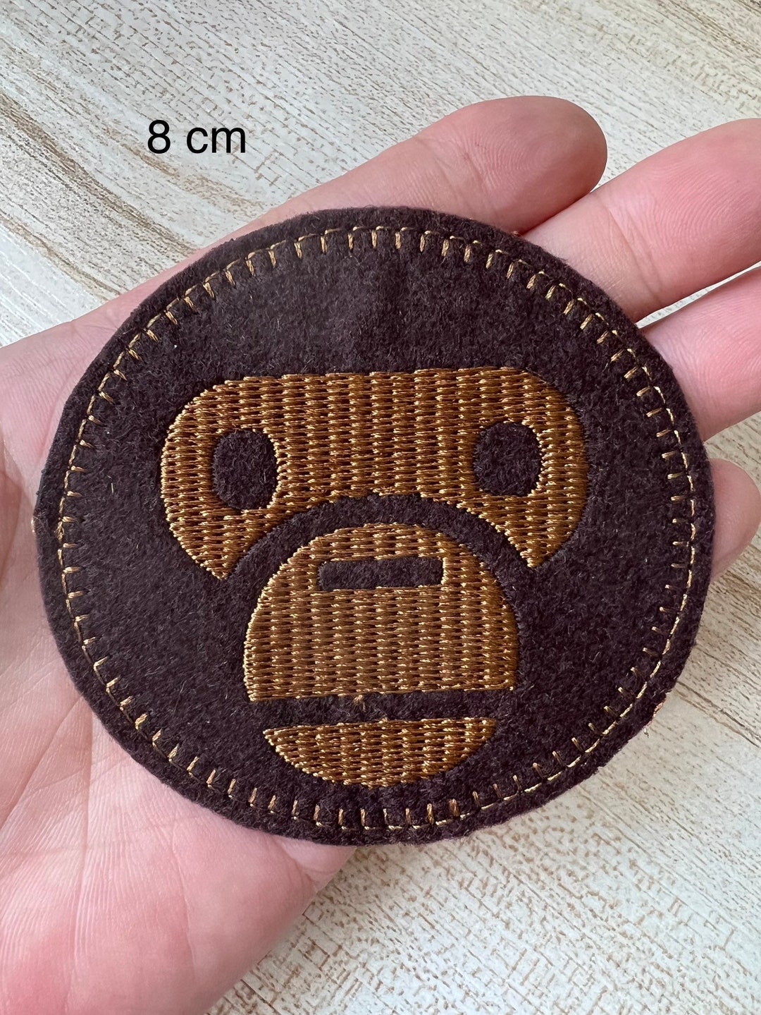 Iron on Patch - Ape Monkey Hold With Pineapple Patches Patch Iron on ...