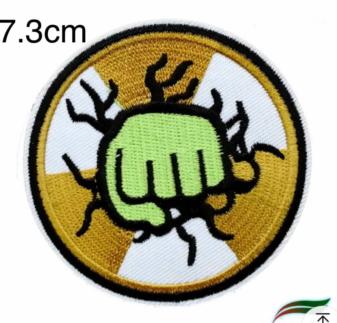 Iron on Patch - Fist Blast Wall Patch Iron on Patches or Sew on Patch ...