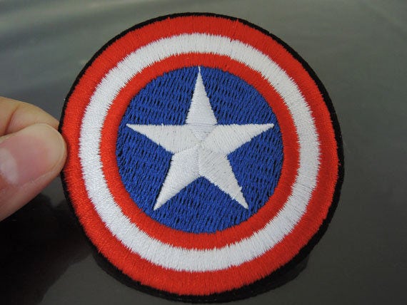 Captain America Patches Iron on Patches or Sewing on Patch - Etsy Sweden