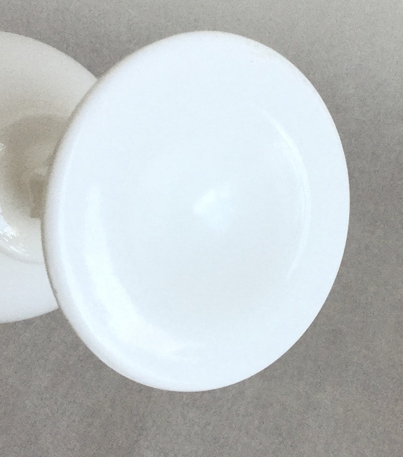 Gorgeous White Glass Compote Very Majestic - Etsy