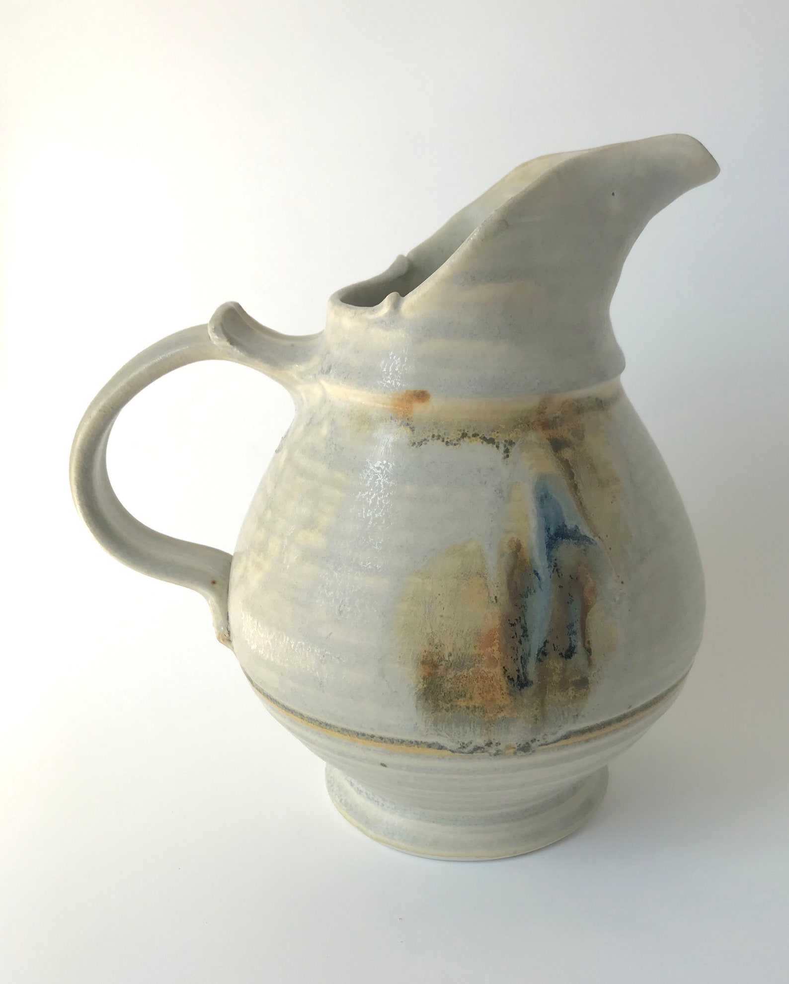 Art Pottery Pitcher/vase, Signed Sanger. GORGEOUS!! - Etsy