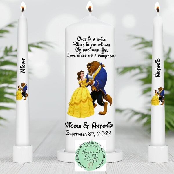 Fairytale Unity Candle - Etsy