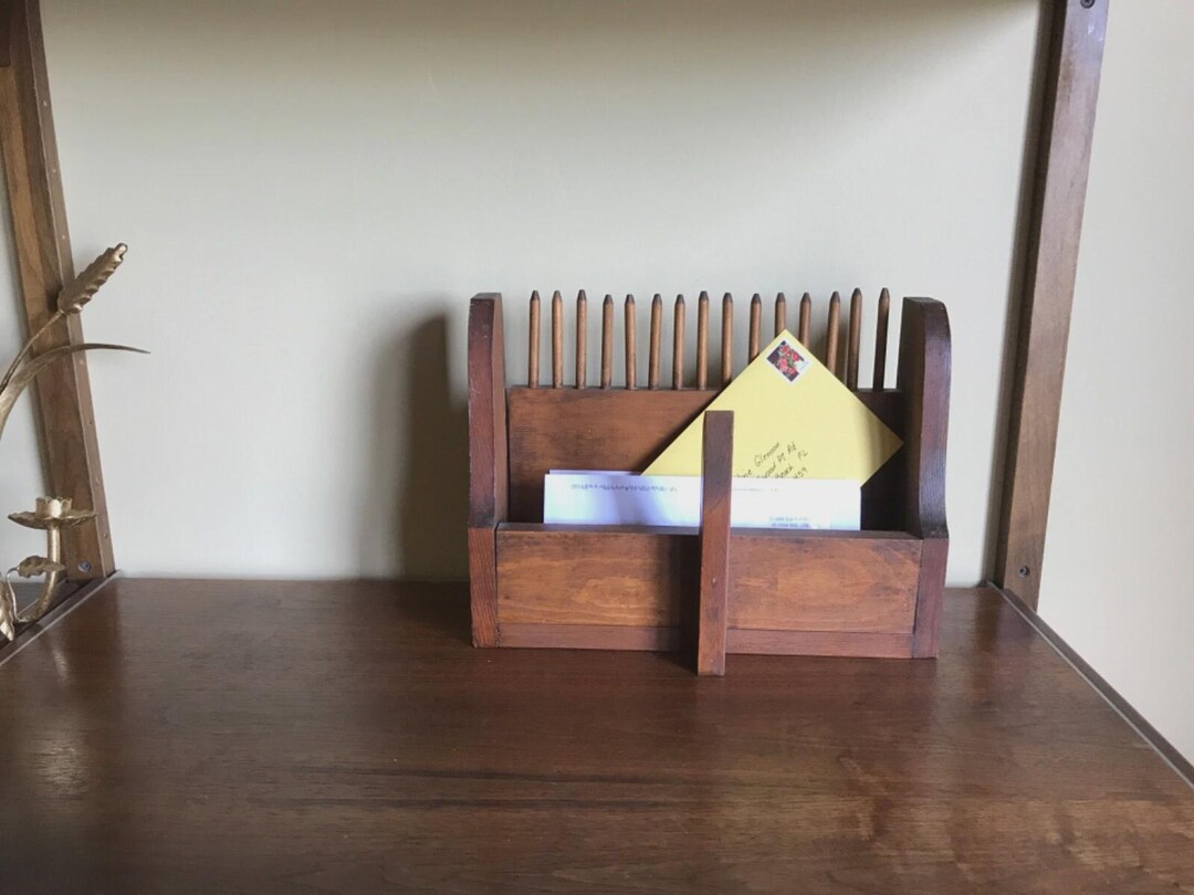 ANTIQUE PRIMITIVE Wood BOX Berry Rake Letter Box Mail Wall Hanging - Etsy