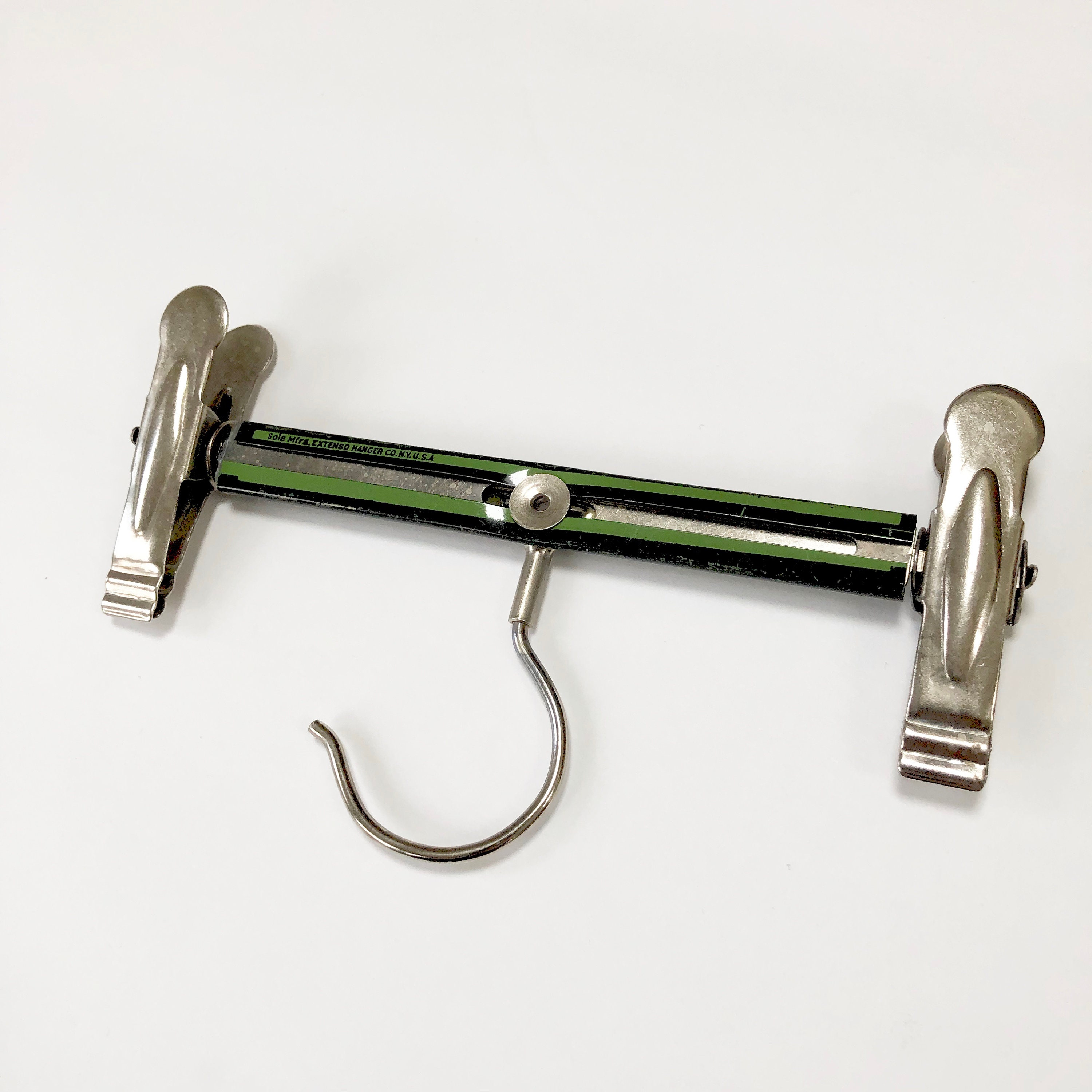 VINTAGE Grims Pres Gard HANGER Collapsible Travel Hanger Extendable ...