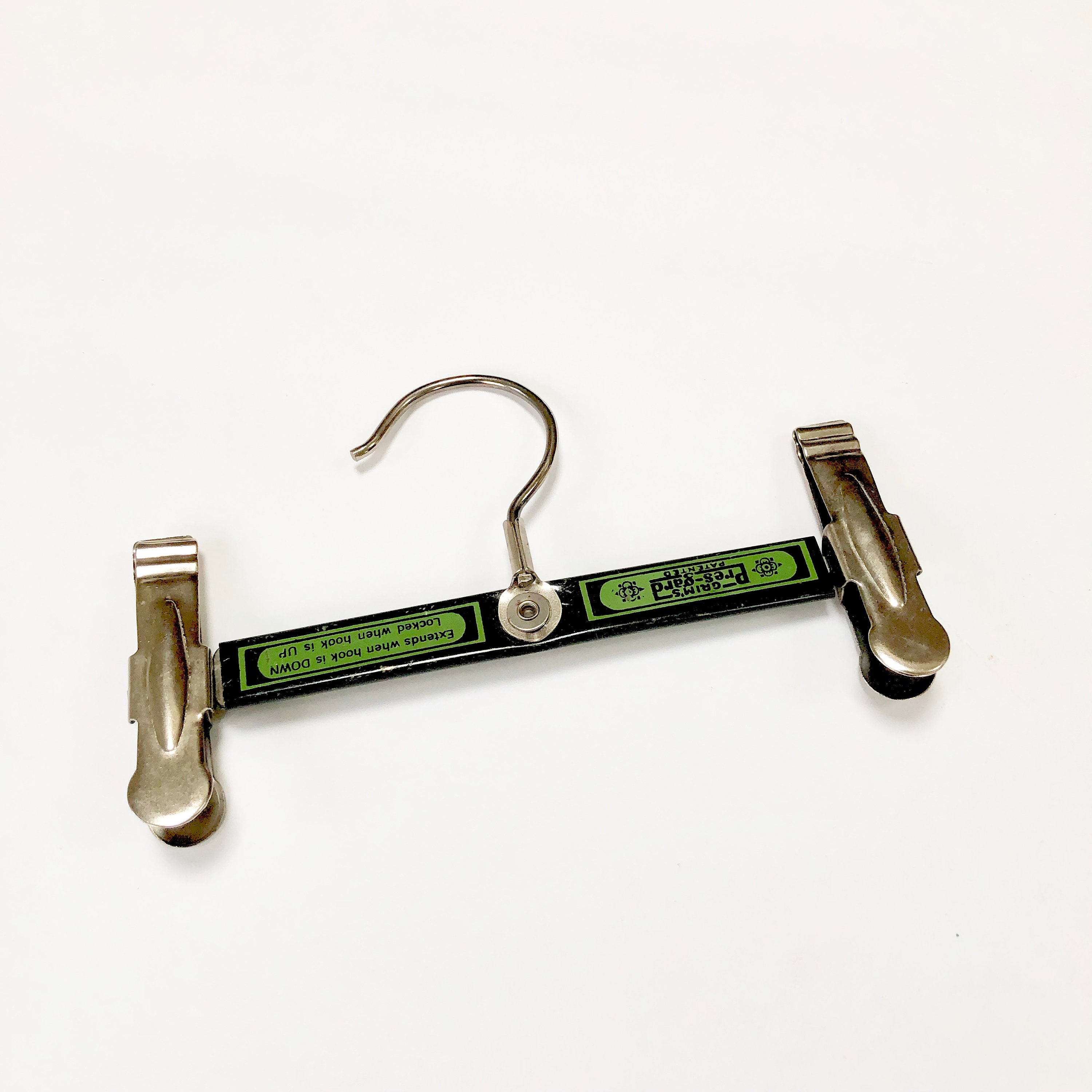 VINTAGE Grims Pres Gard HANGER Collapsible Travel Hanger Extendable ...