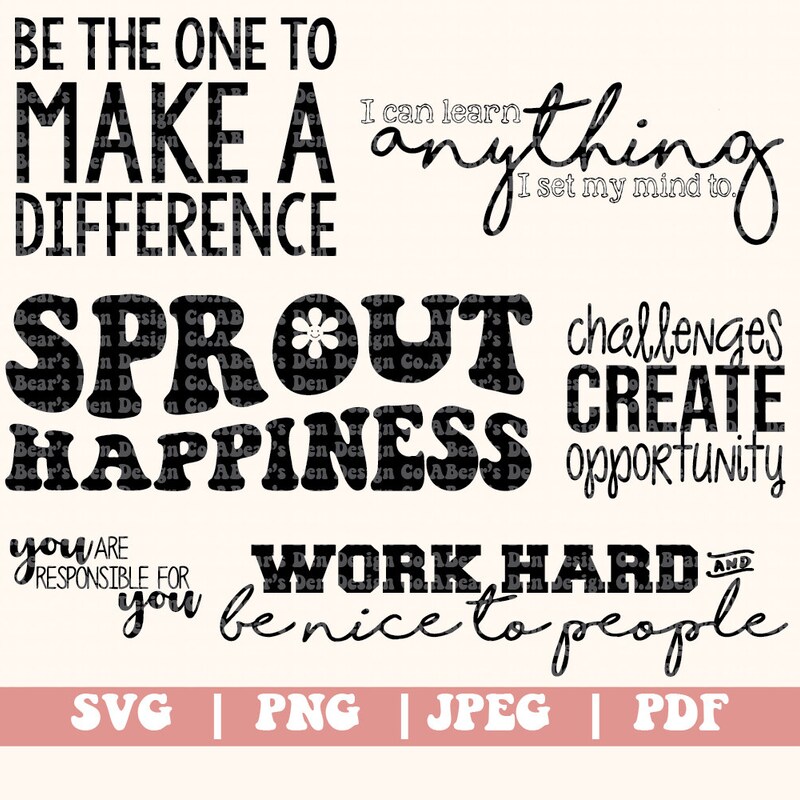 Growth Mindset Svg - Etsy