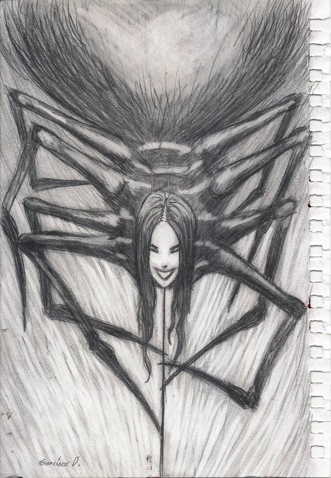 Wight Spider, Marilyn Manson, Original Drawing, Sketch Pad, Sketches ...